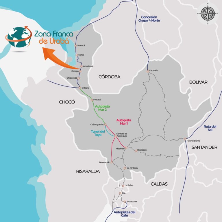 Ubicación estratégica – Zona Franca de Urabá