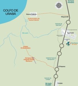 Strategic location – Zona Franca de Urabá